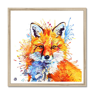 Fox Framed Print | Fox Watercolour Painting | Animal Artwork – Sarah ...