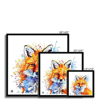 Fox Framed Print | Fox Watercolour Painting | Animal Artwork – Sarah ...