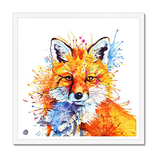 Fox Framed Print | Fox Watercolour Painting | Animal Artwork – Sarah ...