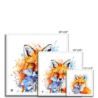 Fox Framed Print | Fox Watercolour Painting | Animal Artwork – Sarah ...